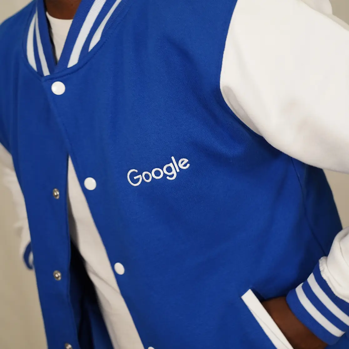 La veste teddy brodée personnalisée | Google | MAINGAUCHE